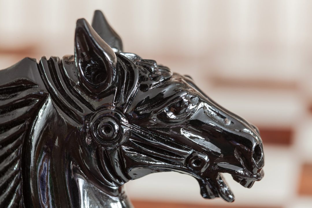 Apollo 4.4" Luxury Chess Pieces in Ebony / Padauk / Boxwood